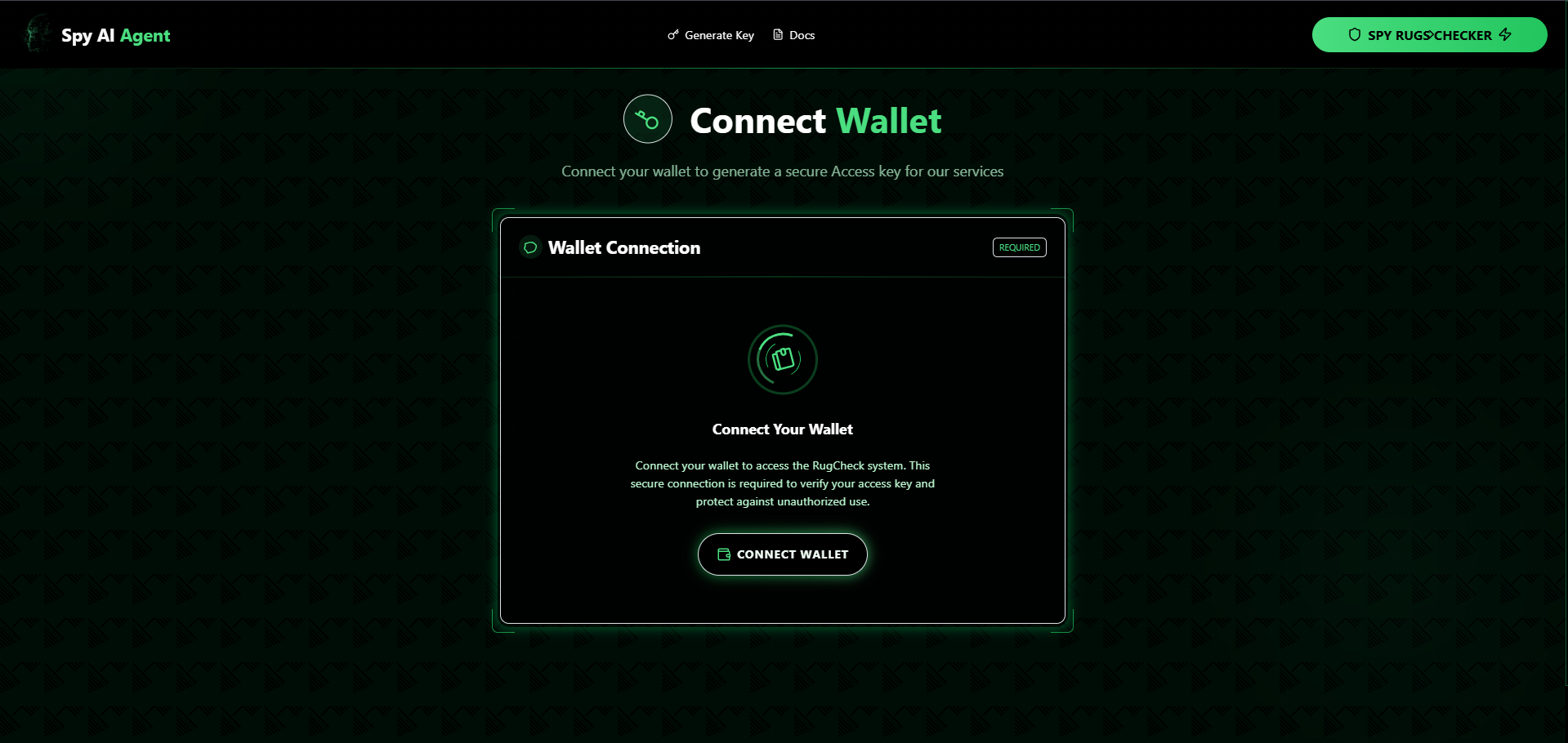 SPY AI Agent | Your AI-Powered Crypto Guardian